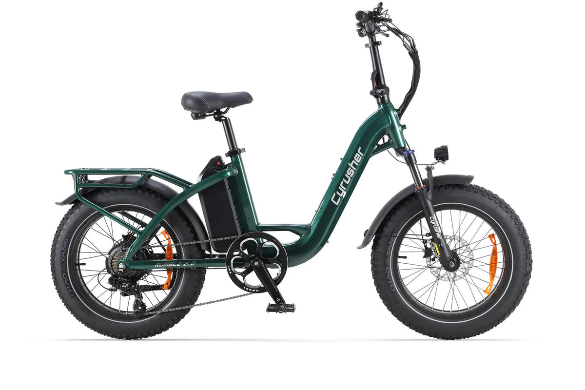Cyrusher Rumble 2.0 Step-through Electric Bike – Stylish, Comfortable, and Powerful | 48V ...